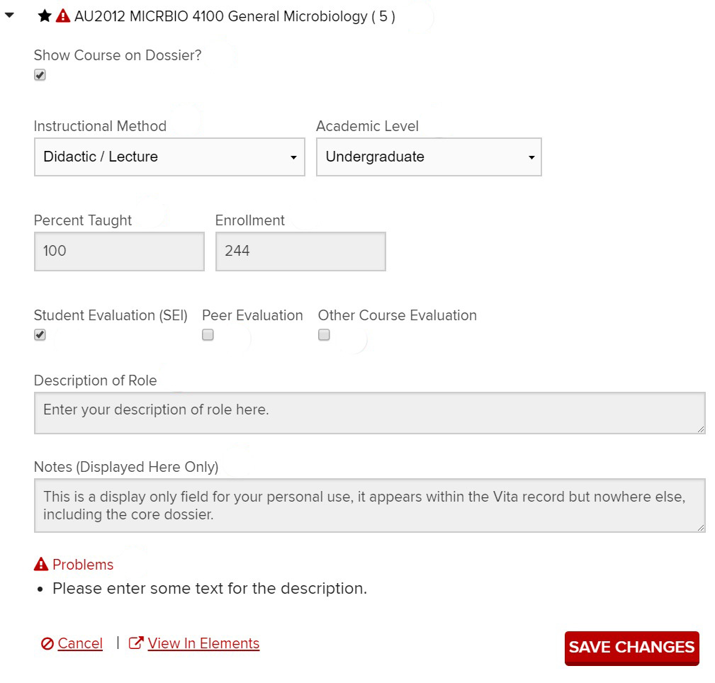 Academic Courses Supporting Data | Teaching and Learning Resource Center