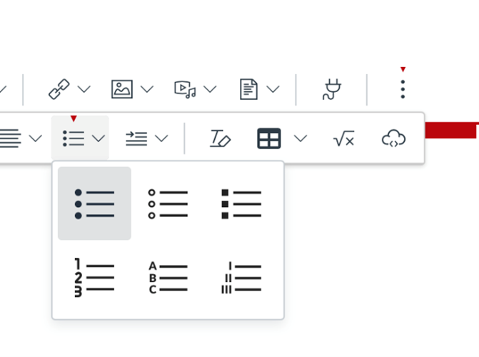 Create Accessible Lists in the RCE | Teaching and Learning Resource Center Create Accessible Lists in the RCE | Teaching and Learning Resource Center